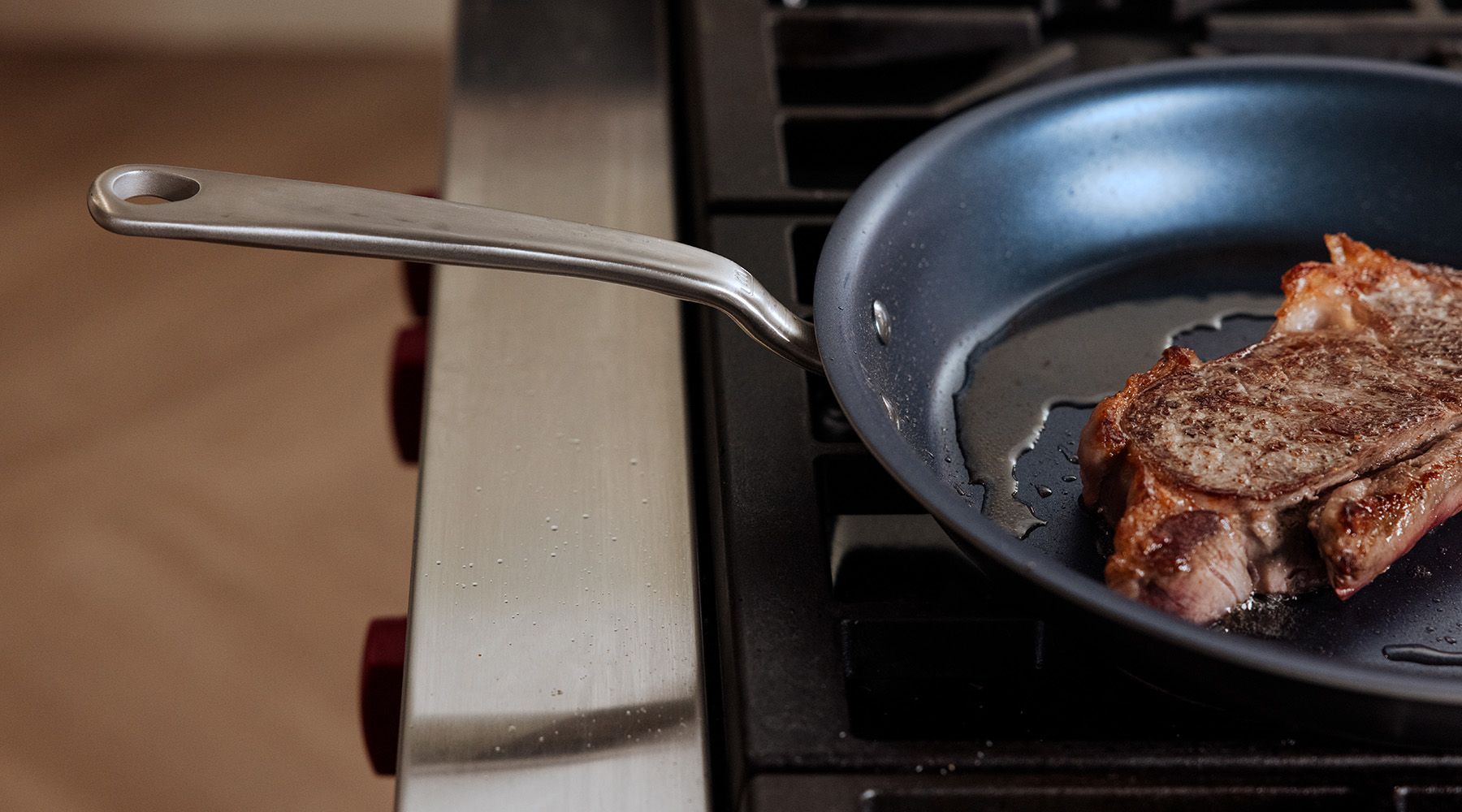 How to Sear Steak (and Other Meat) in a Non Stick Pan – Made In ...