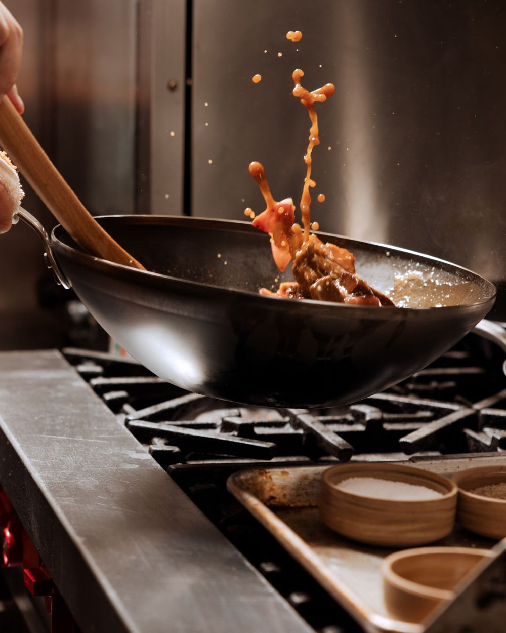 Seasoned Carbon Steel Wok – Made In Cookware Canada